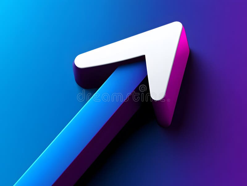 "Upward Arrow Vector: a Symbol of Growth, Progress, and Forward ...