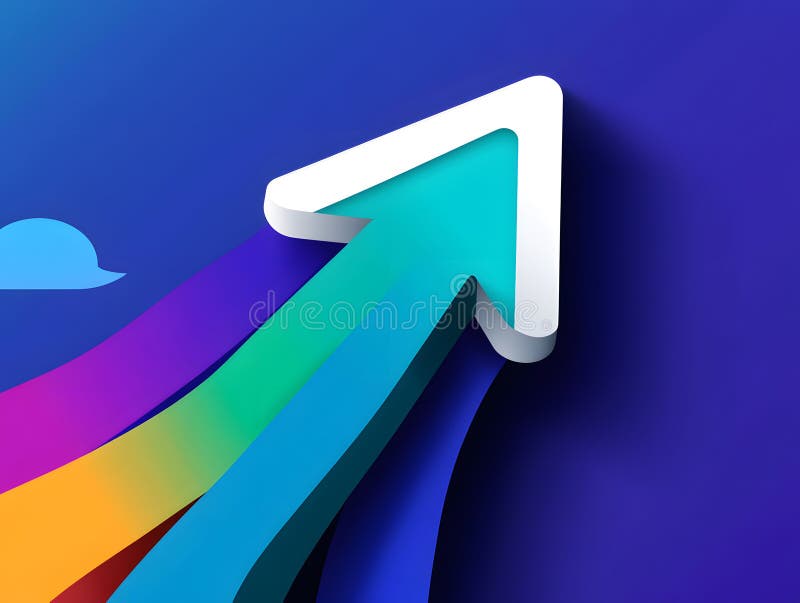 "Upward Arrow Vector: a Symbol of Growth, Progress, and Forward ...