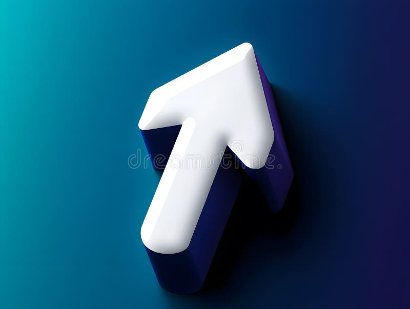 "Upward Arrow Vector: a Symbol of Growth, Progress, and Forward ...