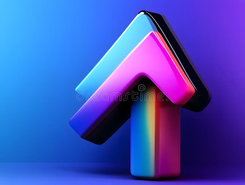 "Upward Arrow Vector: a Symbol of Growth, Progress, and Forward ...