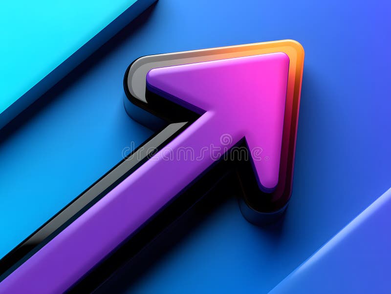 "Upward Arrow Vector: a Symbol of Growth, Progress, and Forward ...