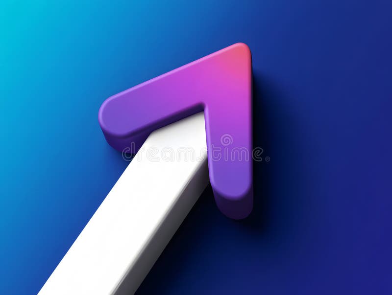 "Upward Arrow Vector: a Symbol of Growth, Progress, and Forward ...