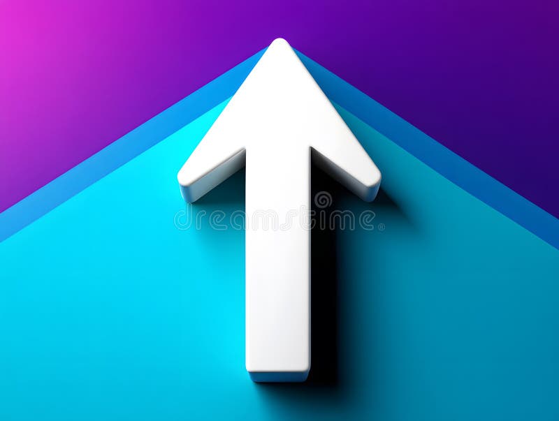"Upward Arrow Vector: a Symbol of Growth, Progress, and Forward ...