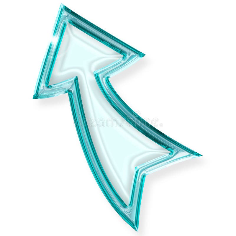 Blue Arrow Up Transparent Background