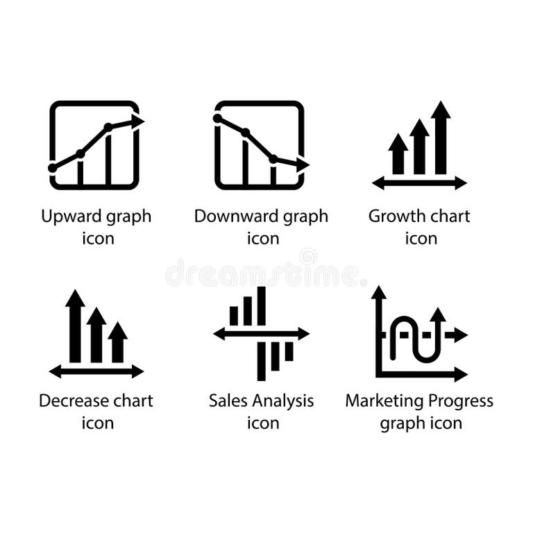 Upward Graph, Downward Graph, Growth Chart, Decrease Chart, Sales ...