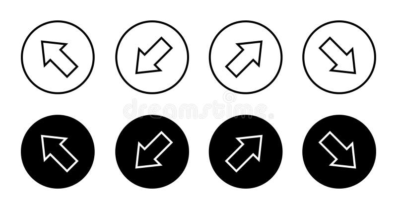 Upward Rightward, Downward Leftward, Upward Leftward, and Downward ...