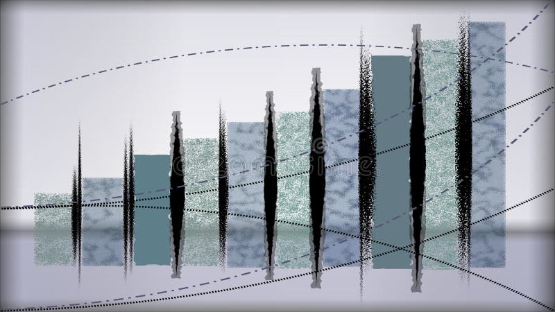 On an upward trajectory stock illustration. Illustration of wall ...