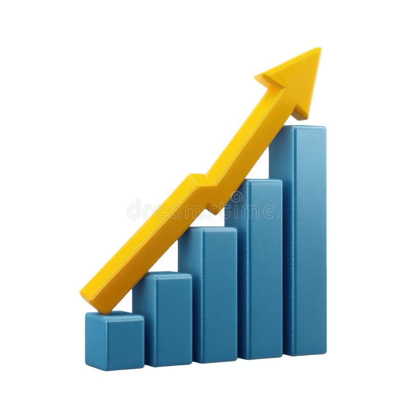 Upward Trend Graph: Business Growth and Success Concept Stock ...