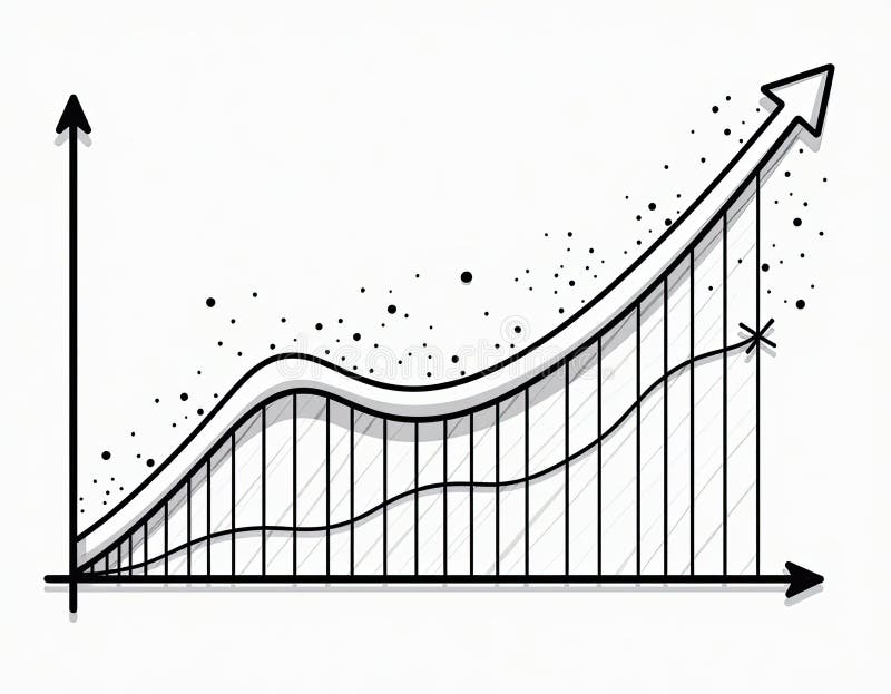 Upward Trend Graph - Growth Chart - Business Success Illustration Stock ...