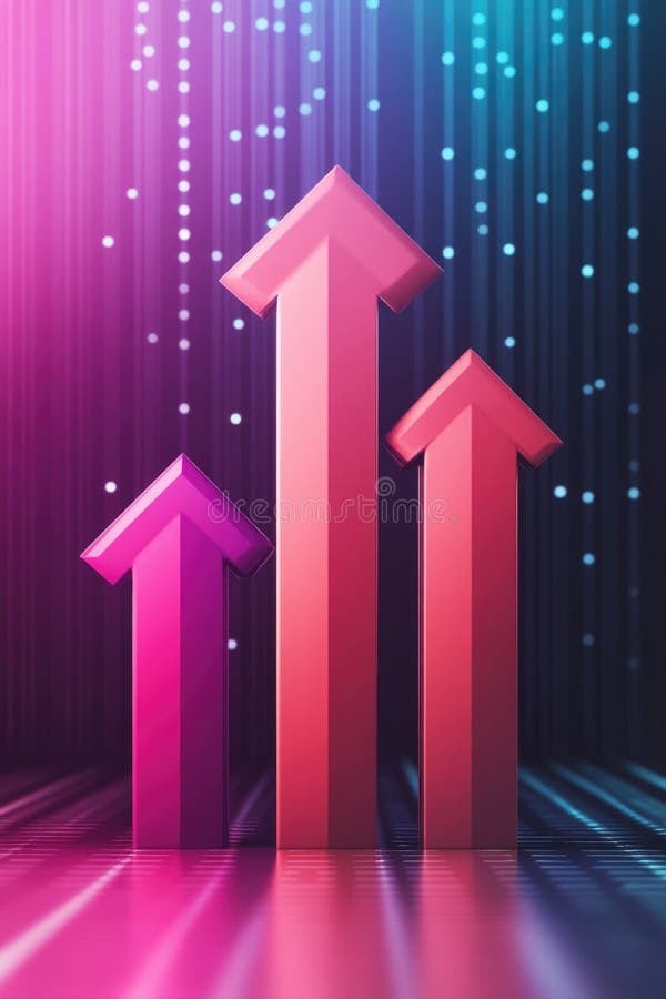 Upward Trend Success Growth Stock Photo - Image of improvement, trend ...