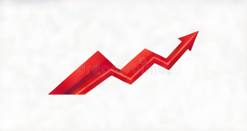 Upward Trend - a Visual Representation of Growth and Success Stock ...