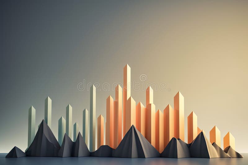 Upward-trending Bar Chart, with a Few Dips and Peaks, Representing the ... Upward-trending Bar Chart, with a Few Dips and Peaks, Representing the ...