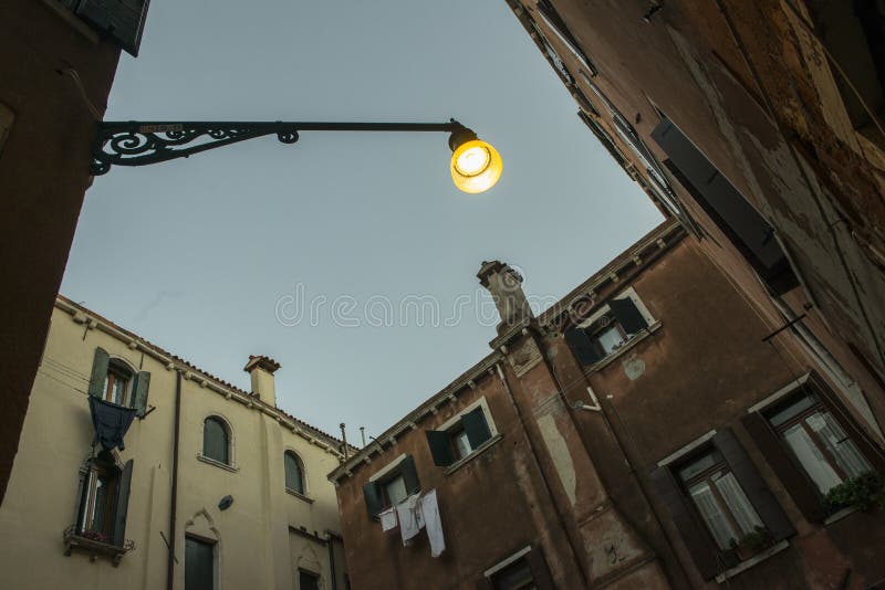 Upward view in Venice editorial photo. Image of european - 62128536