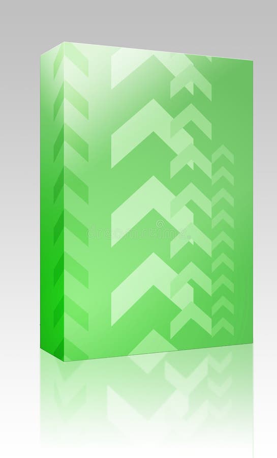 Upwards arrows box package stock illustration. Illustration of graphics ...