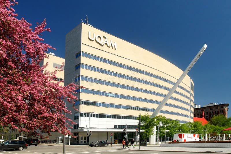 UQAM image éditorial. Image du canada, construction, montréal - 74063760