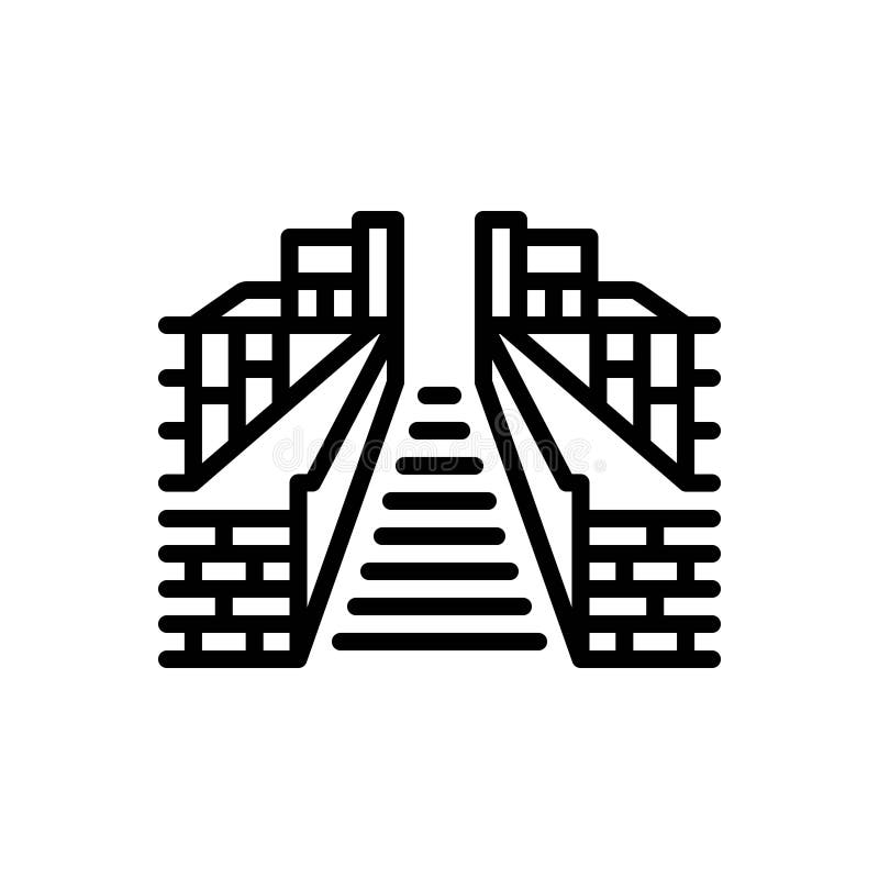 Black Ziggurat Stock Illustrations – 97 Black Ziggurat Stock ...