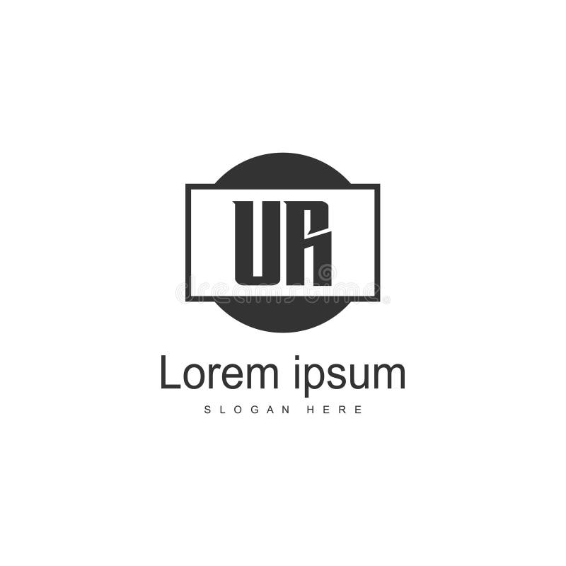 UR Letter Logo Design. Creative Modern UR Letters Icon Illustration ...