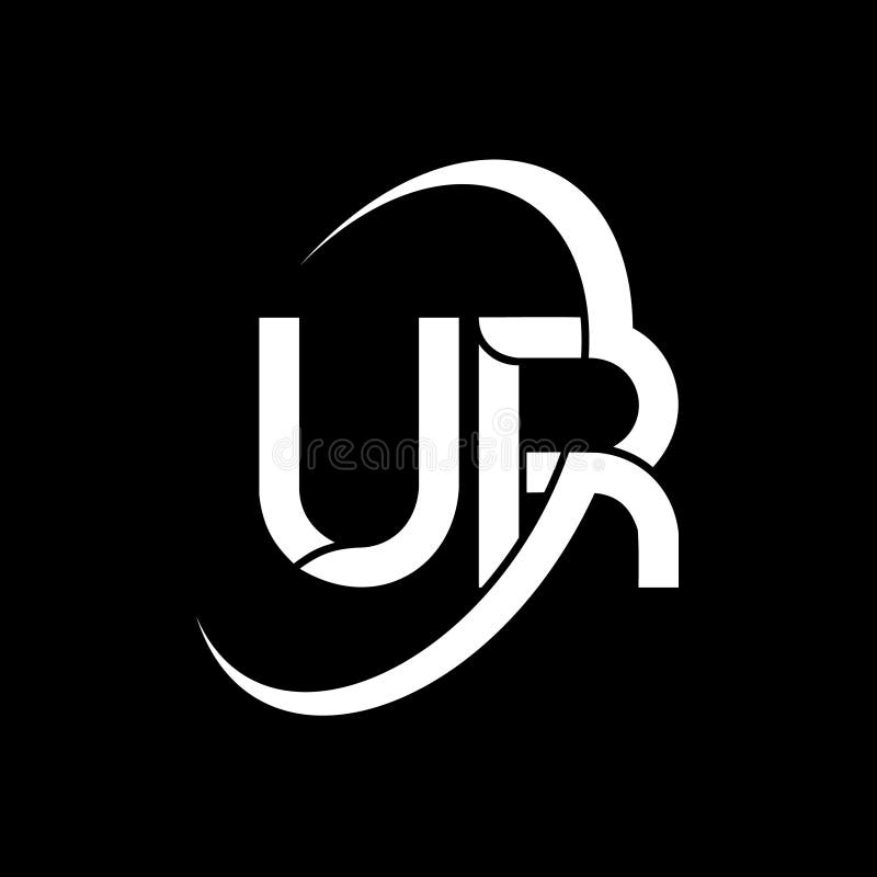 UR Letter Logo Design. Initial Letters UR Logo Icon. Abstract Letter UR ...