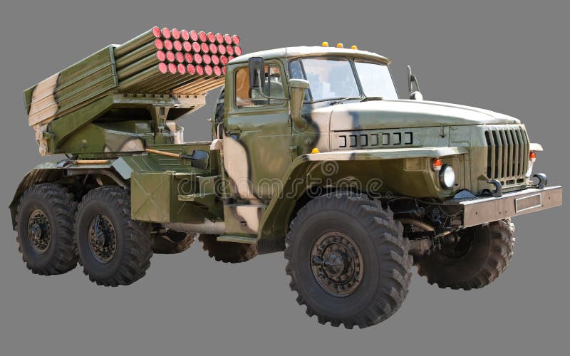 Ural BM-21 Grad stock photo. Image of weapon, conflict - 22230588