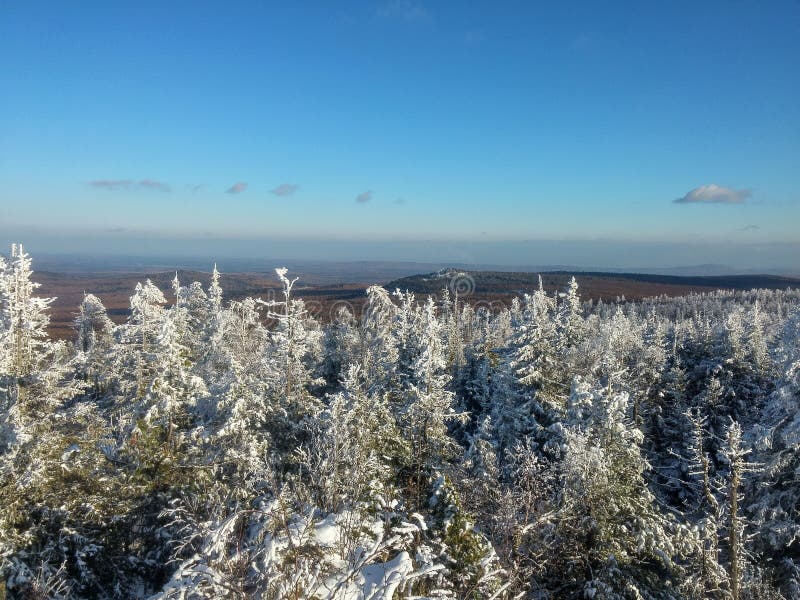 The Ural Mountains, Winter Landscape Stock Image - Image of itinerary ...