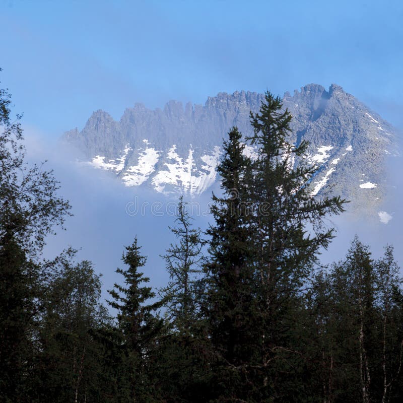 The Urals Landscape. the Ural Mountains Stock Image - Image of remote ...