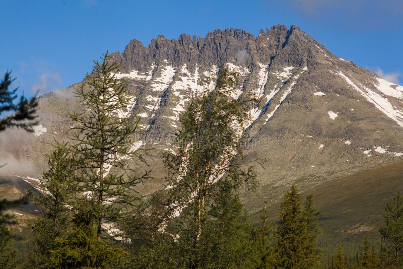 The Urals Landscape. the Ural Mountains Stock Image - Image of forest ...