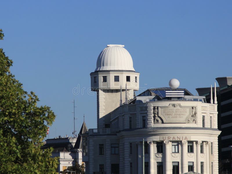Urania at Vienna editorial image. Image of observatory - 44809910