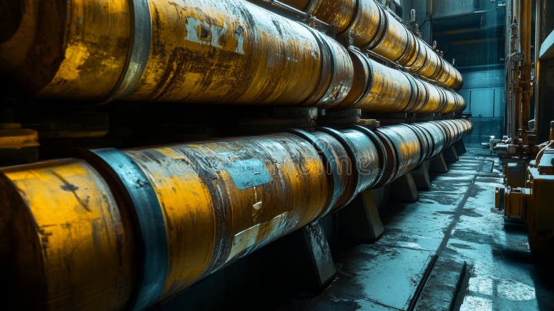 Uranium Fuel Rods Stored in Controlled Environment for Safety Stock ...