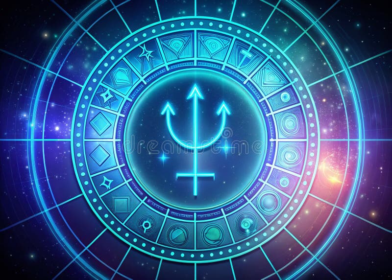 Uranus Astrology Symbol Editable Vector Graphic for Design Architecture ...