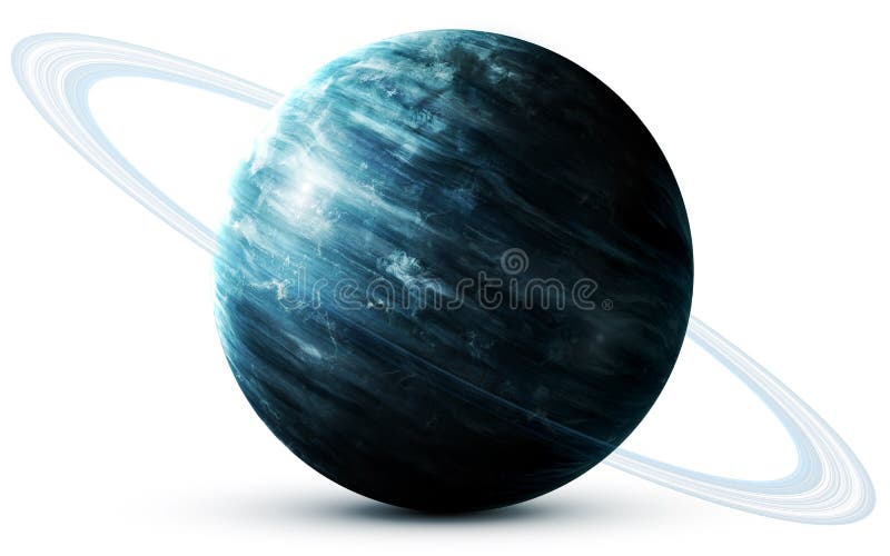 Uranus - High Resolution Infographic Presents One Stock Image - Image ...