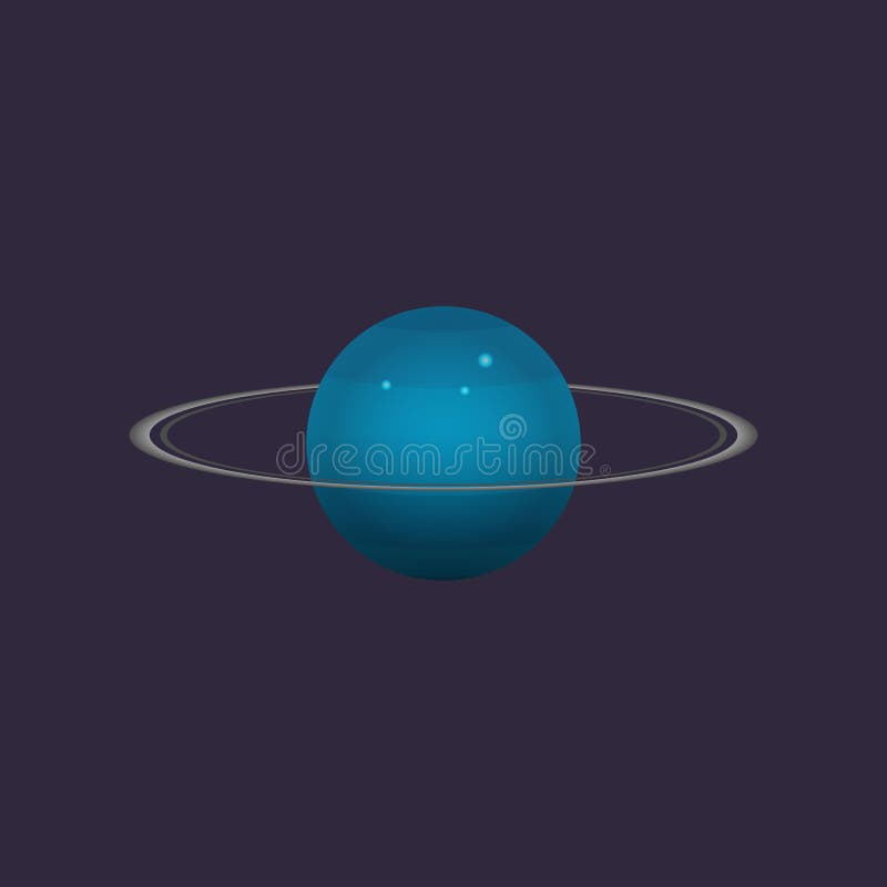Uranus Icon In Different Style Vector Illustration. Two Colored And ... Uranus Icon In Different Style Vector Illustration. Two Colored And ...