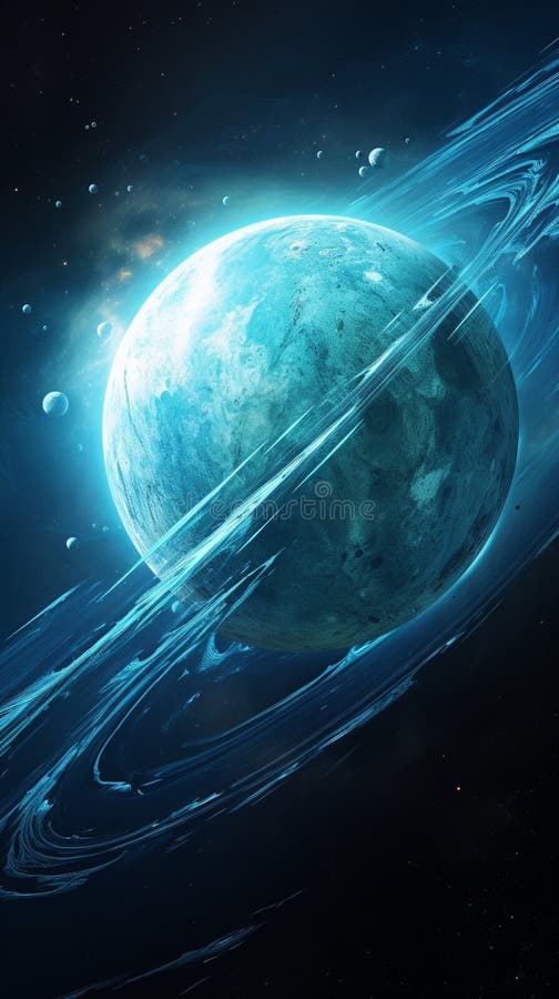 Uranus Planet. Generative Ai Stock Photo - Image of orbit, science ...