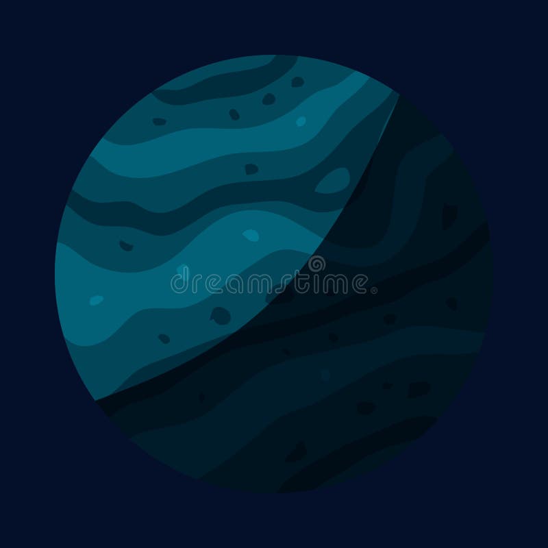 Uranus Planet Icon, Realistic Style Stock Vector - Illustration of ...