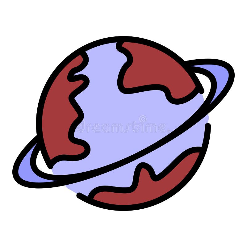 Uranus Planet Icon Color Outline Vector Stock Vector - Illustration of ... Uranus Planet Icon Color Outline Vector Stock Vector - Illustration of ...