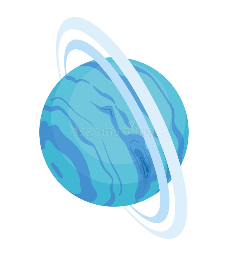 Uranus planet space outer stock vector. Illustration of planet - 274139560