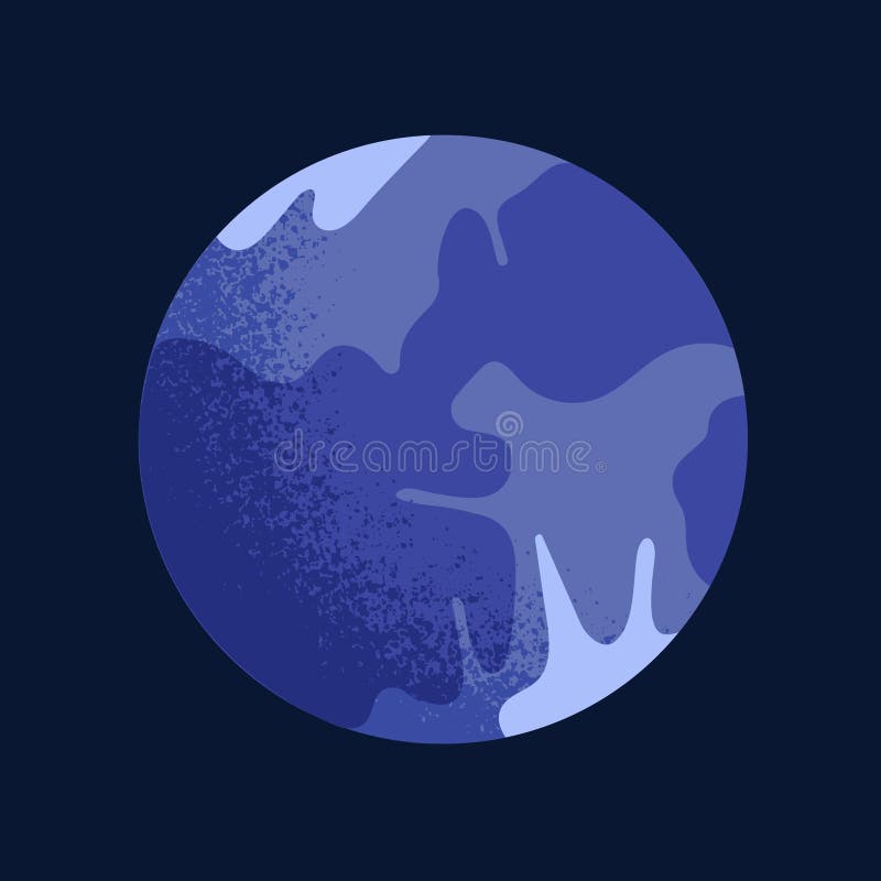 Uranus, Planet Sphere in Outer Space. Cosmic Round Body, Celestial Ball ...