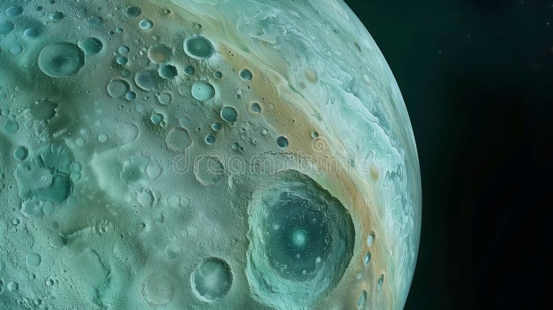 Uranus Surface Texture Background in Blue and Turquoise Stock ...