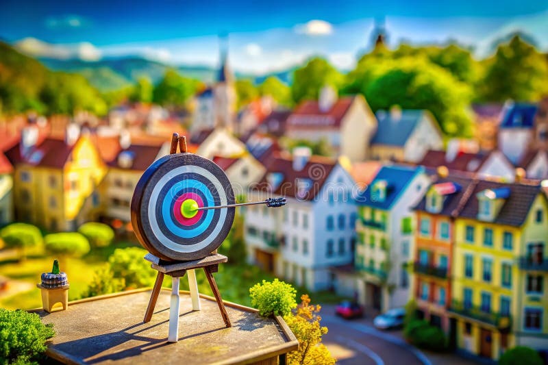 Urban Archery Range Takes on a Miniature Scale a TiltShift Perspective ...