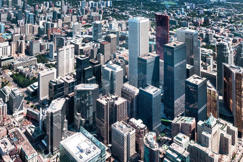 Toronto. City Center. Victoria St. and Richmond St. Editorial ...