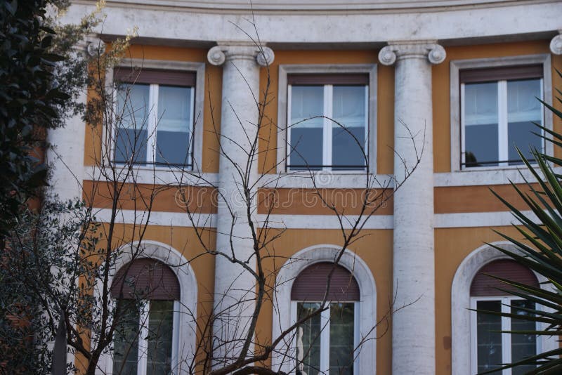 Urban architecture in Rome stock photo. Image of shows - 170608406