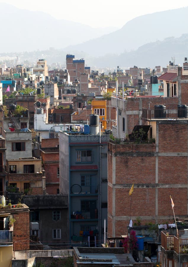 Urban Architecture from Kathmandu Nepal Stock Photo - Image of ...