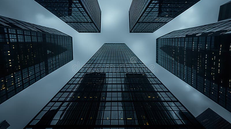 Urban Architecture in Minimalist Style, Vignetting Photography ...