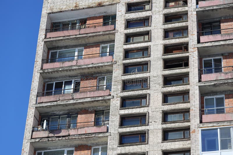 Urban Architecture with Vertical Structure and Detailed Exterior ...