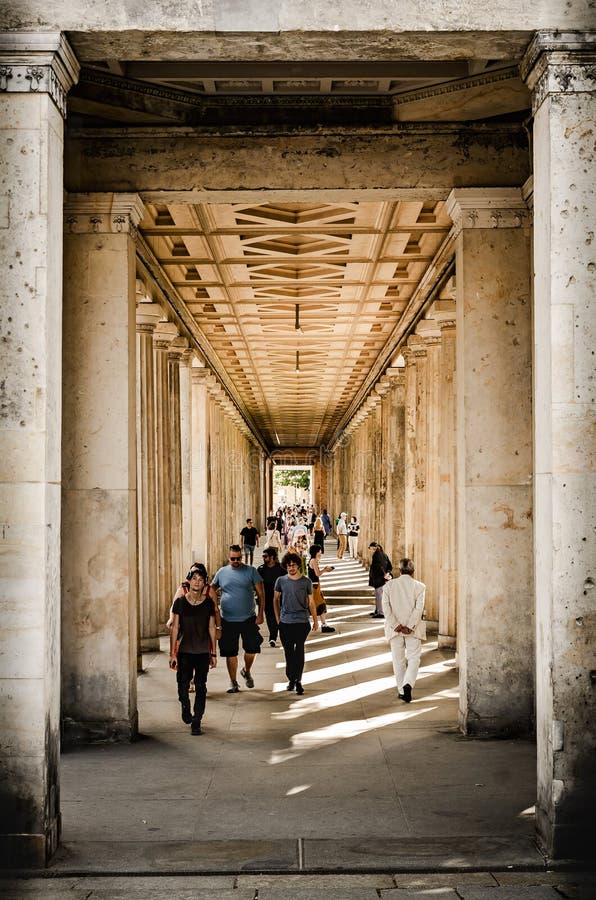 Urban Area with Historic Architectural Columns, Corridor (06-07-2023 ...