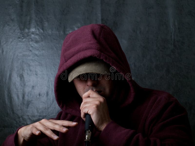 Urban artist - rapper stock image. Image of minority - 13839107