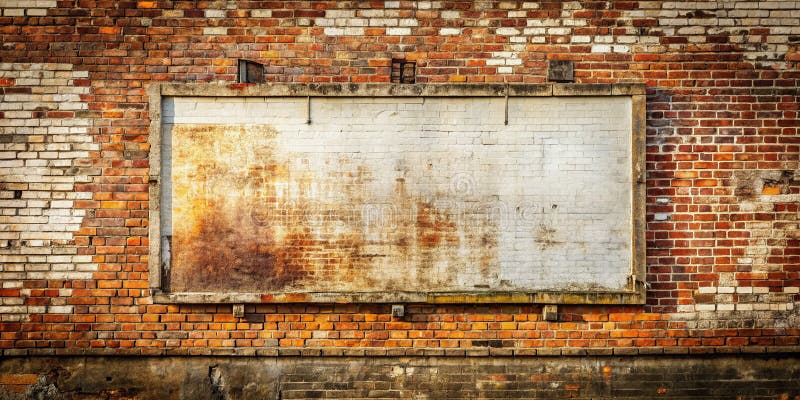 Urban Brick Wall Advertising Sign Mockup a Versatile Design Template ...
