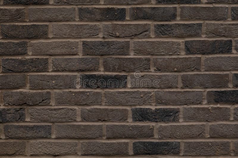 Urban Brown Brick Wall Texture in Aged Construction, Grunge Stone ...
