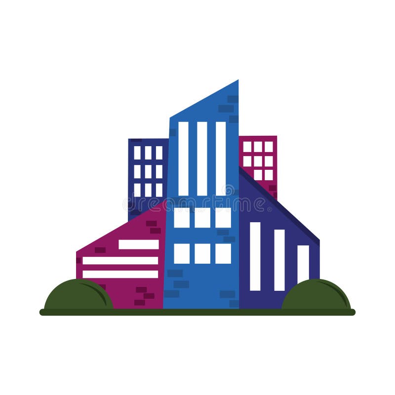 Urban building abstract stock vector. Illustration of center - 214217218