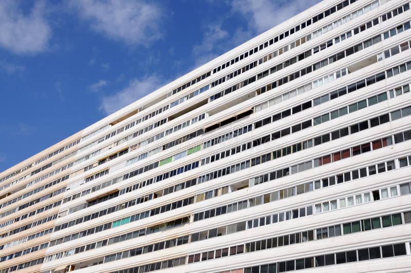 Urban building facade stock image. Image of structure - 14370447