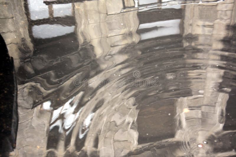 A Building Reflected in Water. Stock Photo - Image of water, reflection ...